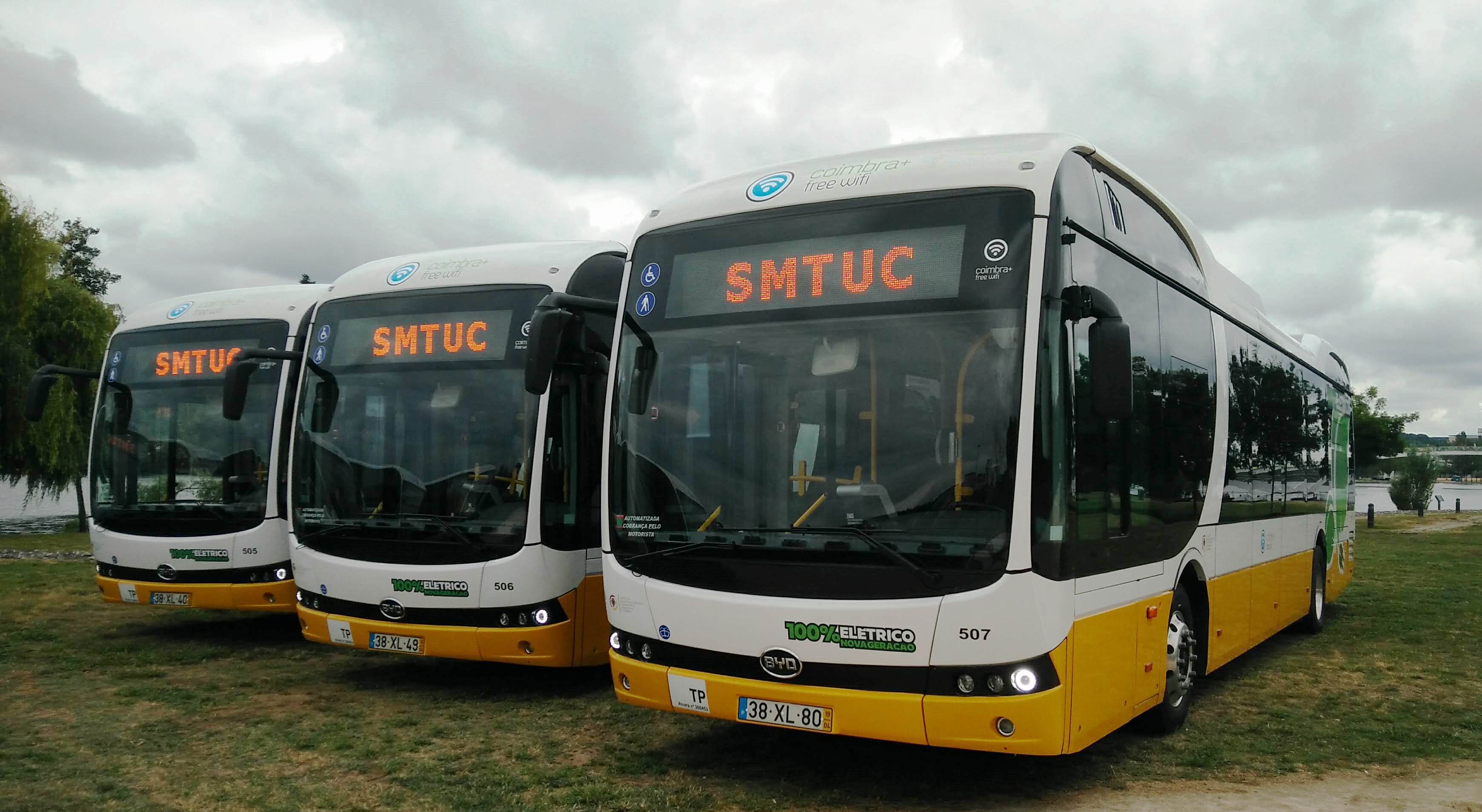 10 novos autocarros 100% elétricos a circular em Coimbra - UVE